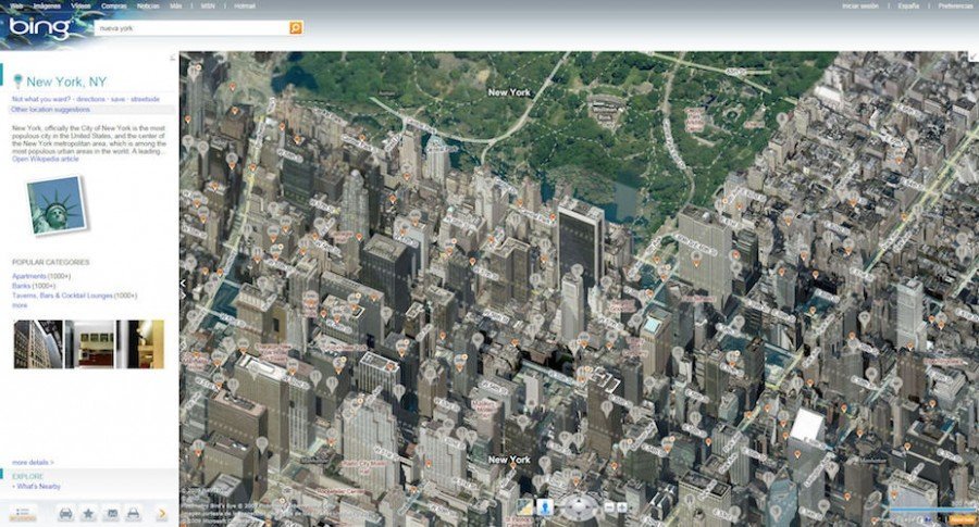 進攻 Google / 蘋果！微軟宣佈Bing Maps 加入3D街景圖！