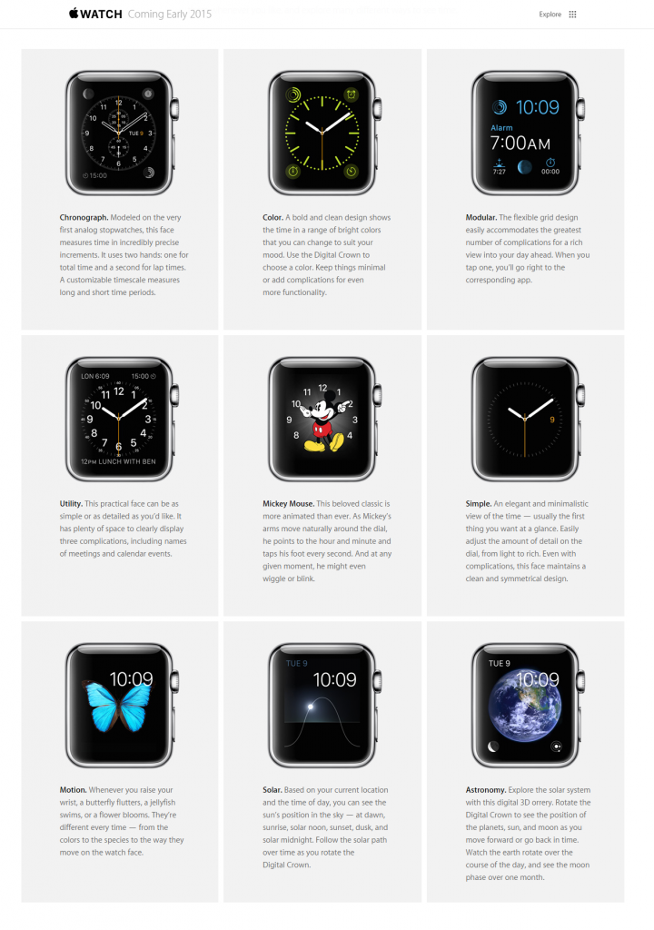 官網首次披露！ Apple Watch 詳細功能大曝光！