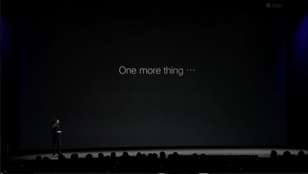 叫板蘋果無極限！樂視竟學 Steve Jobs 玩 One more thing…