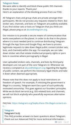 【最難的快定】當 ISIS 也用 Telegram 時……官方怎麼辦！？