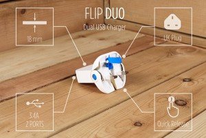 外出工作必備 ! OneAdaptr 推出 Flip 系列可摺式充電插頭 ! - 流動日報