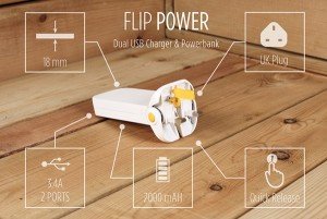 外出工作必備 ! OneAdaptr 推出 Flip 系列可摺式充電插頭 ! - 流動日報