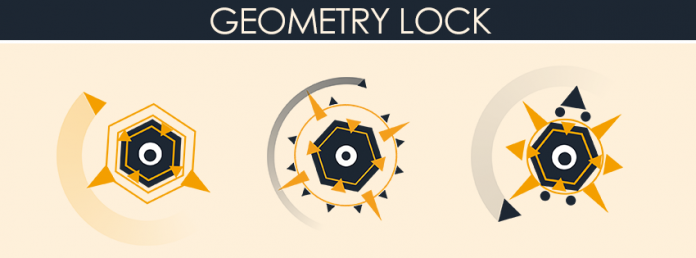 對稱的藝術！一指即可遊玩的高難度遊戲《Geometry Lock》！ - 流動日報