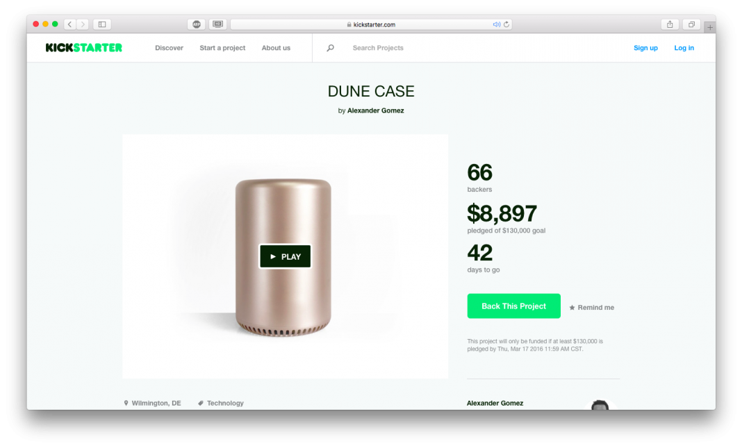 神似 Mac Pro 造型的 PC！設計師：靈感是來自於蘋果