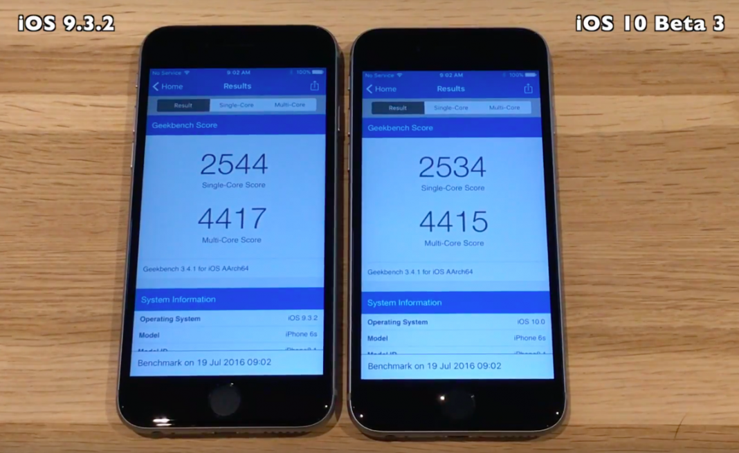 【影片】iOS 9.3.2 vs iOS 10 Beta 3！速度測試有驚喜！ - 流動日報