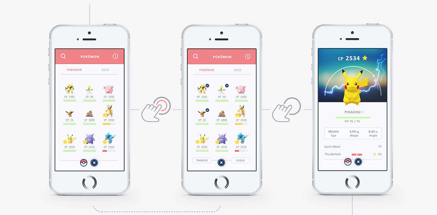 絕對重新愛上！外國設計師重新設計 Pokemon Go 界面及玩法！ - 流動日報