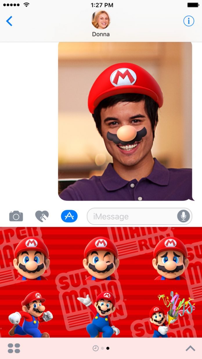 SUPER MARIO RUN 貼圖現已可下載使用！ - 流動日報