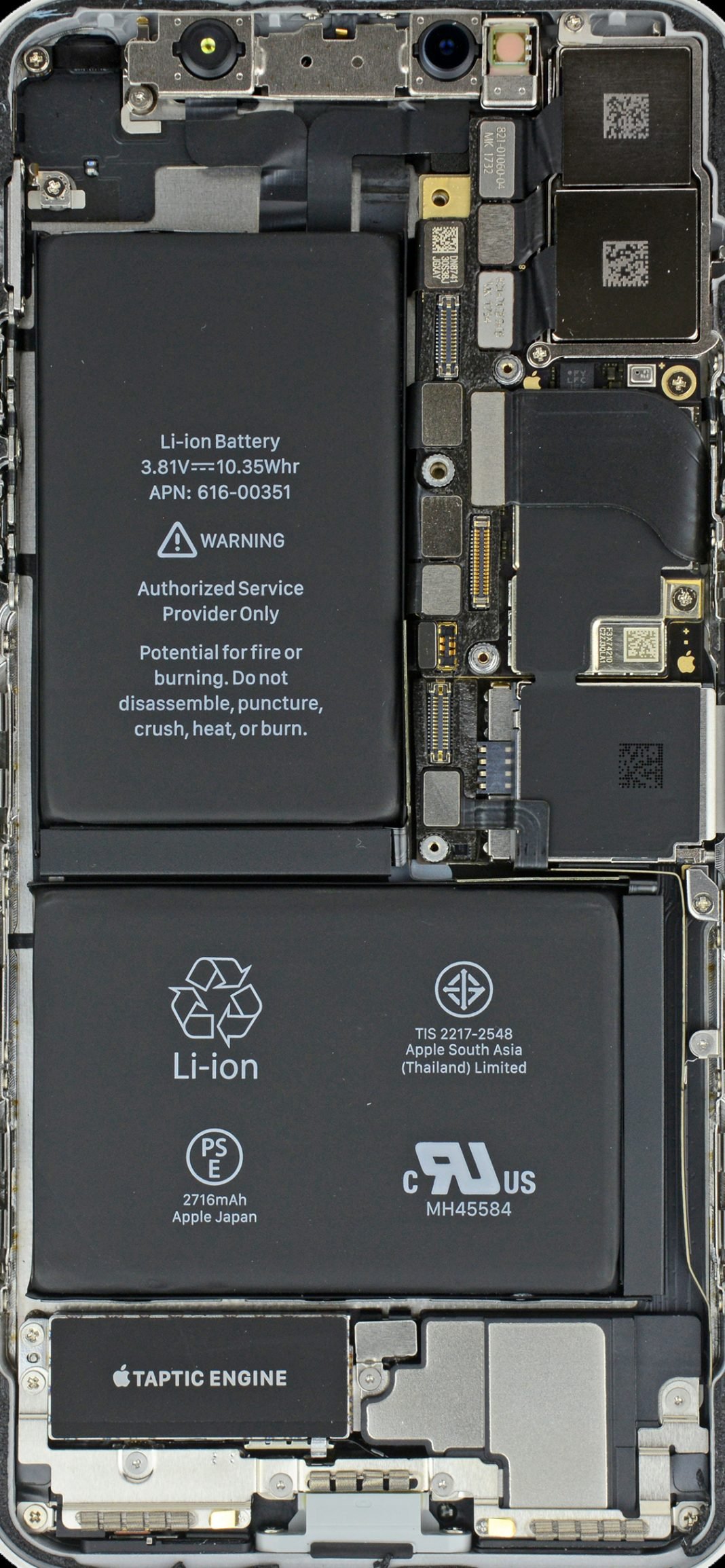 用上這張 iPhone X 專用桌布 你每一天都能「拆解」 iPhone X - 流動日報
