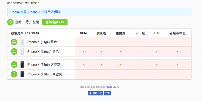 iReserve 自動監測器 有 iPhone X 訂即時通知 - 流動日報