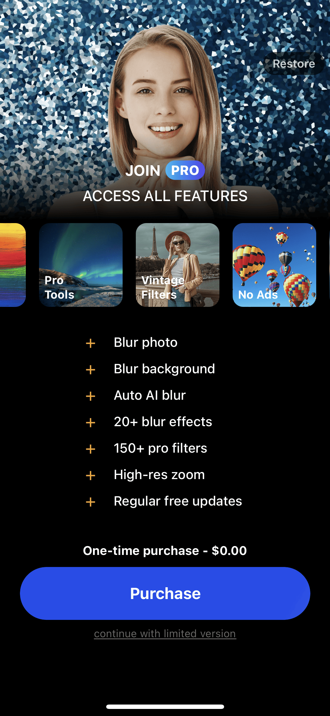 風格式照片模糊工具《Blurr》完整功能解鎖限時免費 - 流動日報