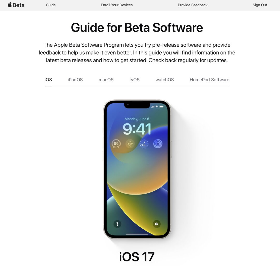 蘋果發佈 iOS 17、iPadOS 17、macOS Sonoma Public Beta 2 - 流動日報