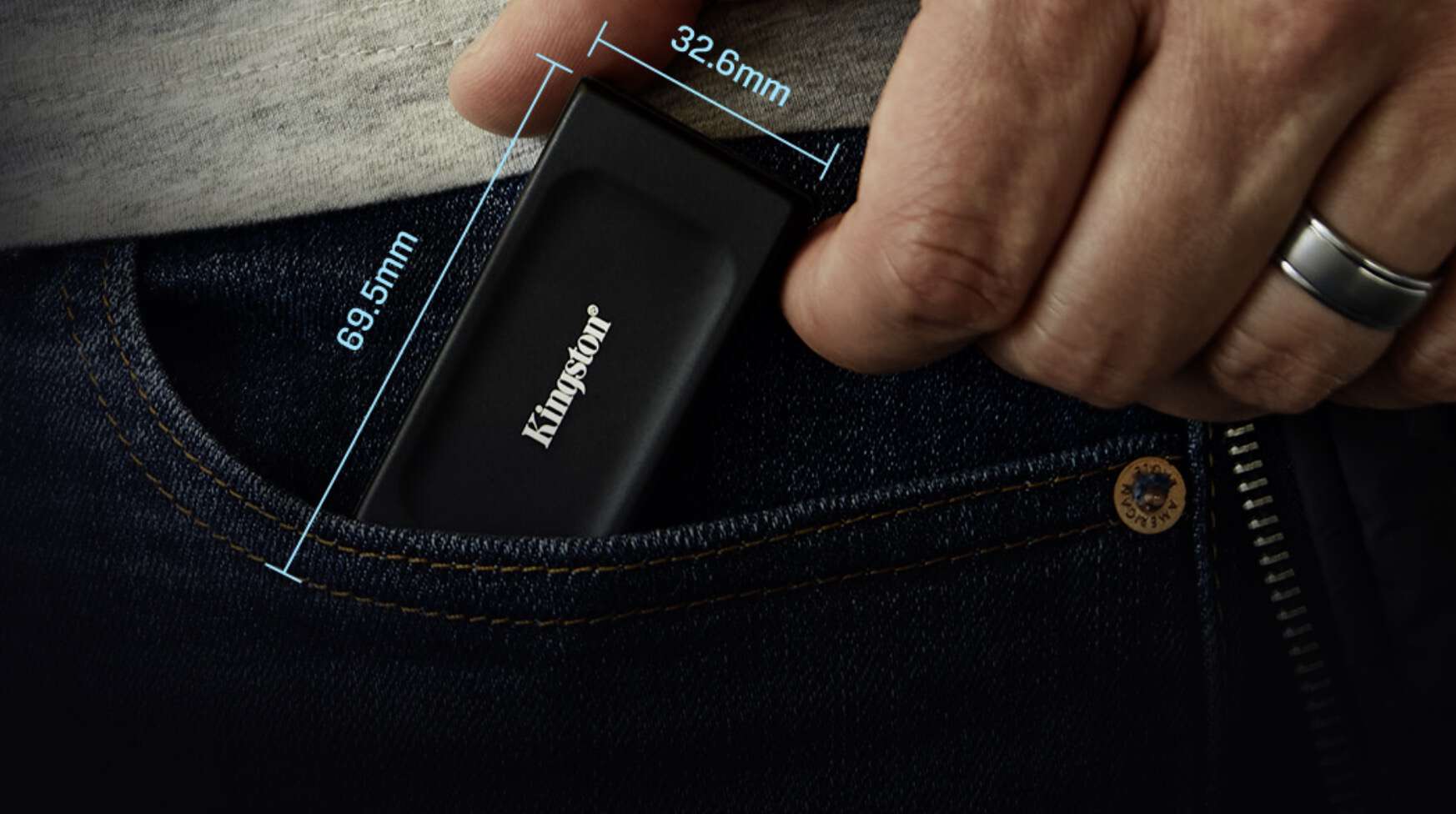 鑰匙扣般大的隨身 SSD Kingston XS1000 登場 - 流動日報