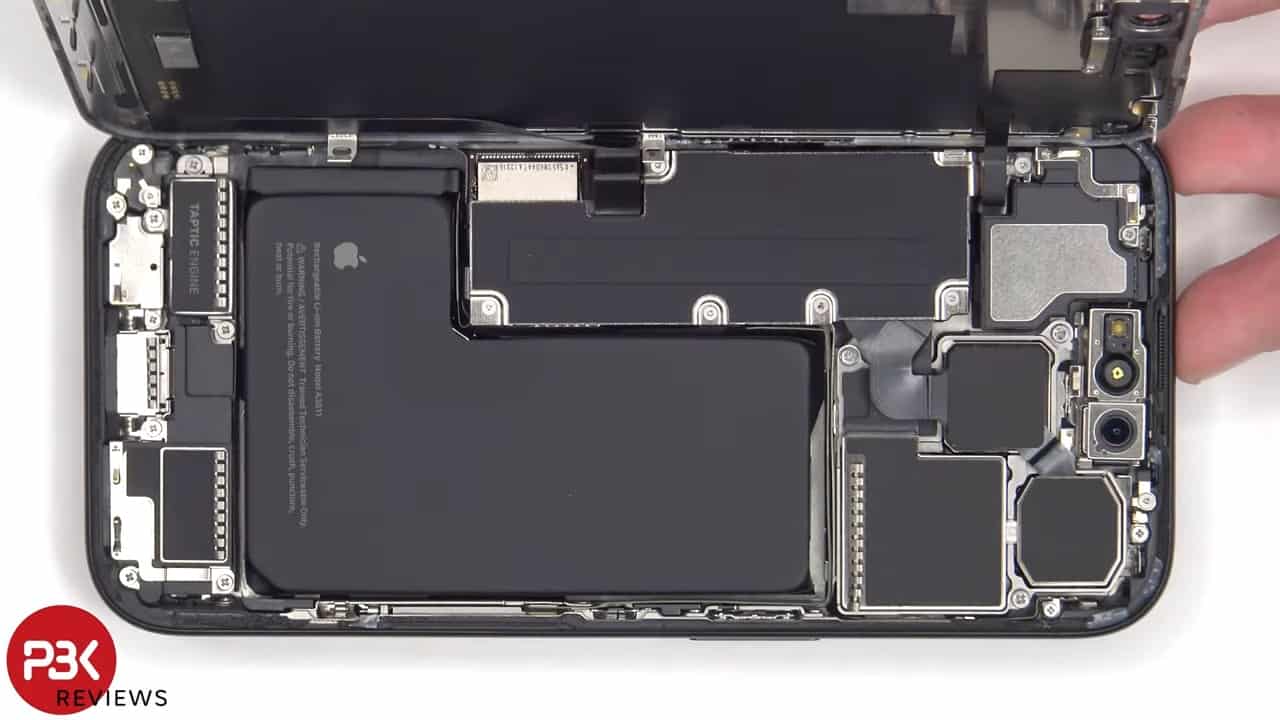 拆解 iPhone 15 Pro 全新內部機架結構曝光 - 流動日報