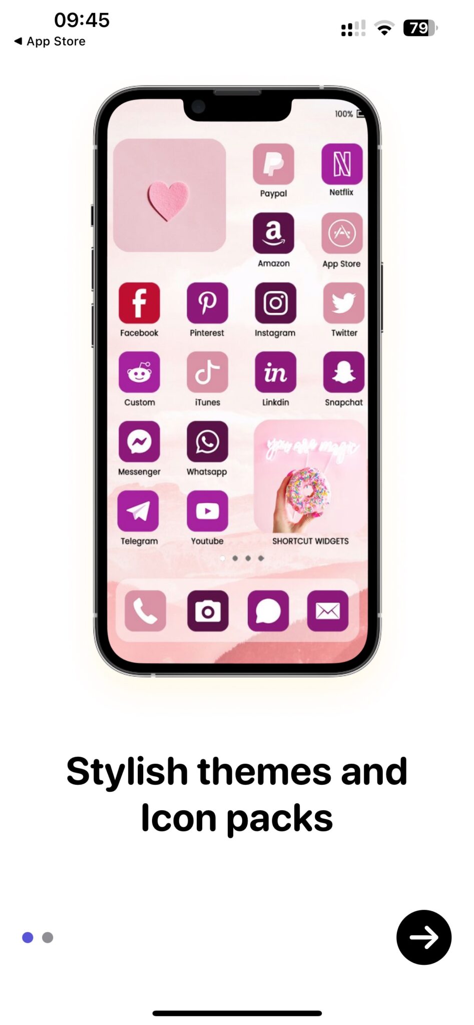 改裝 iPhone 主畫面 原價 US 9.99《Shortcut widgets》終生版內購限時免費 - 流動日報