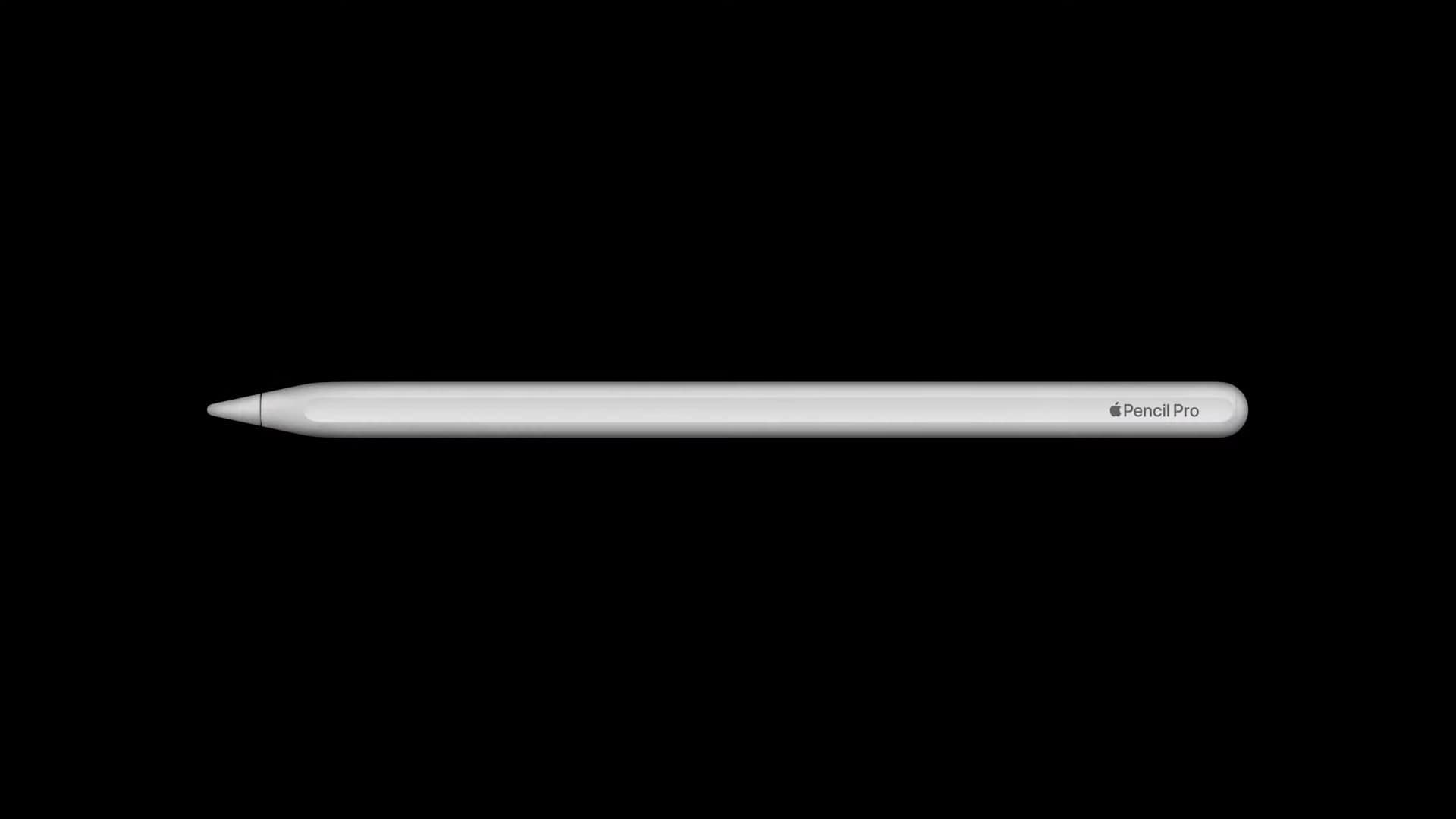 蘋果發佈 Apple Pencil Pro 加入雙指按壓及側轉功能 - 流動日報