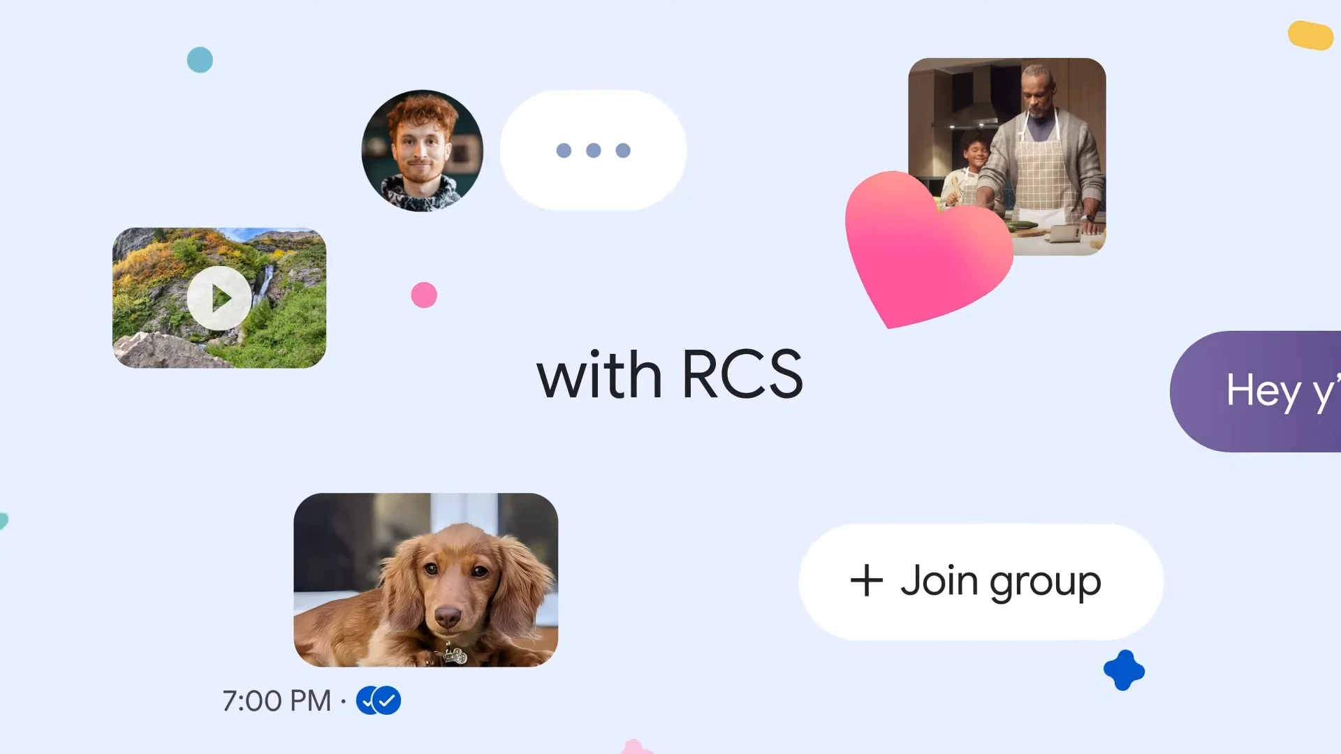 Google 慶祝 RCS 來到 iPhone 的新廣告 影片