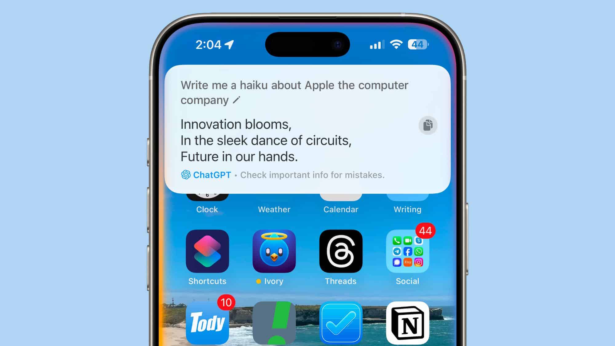 iOS 26 整合 GPT-5 強化 Apple Intelligence - 流動日報