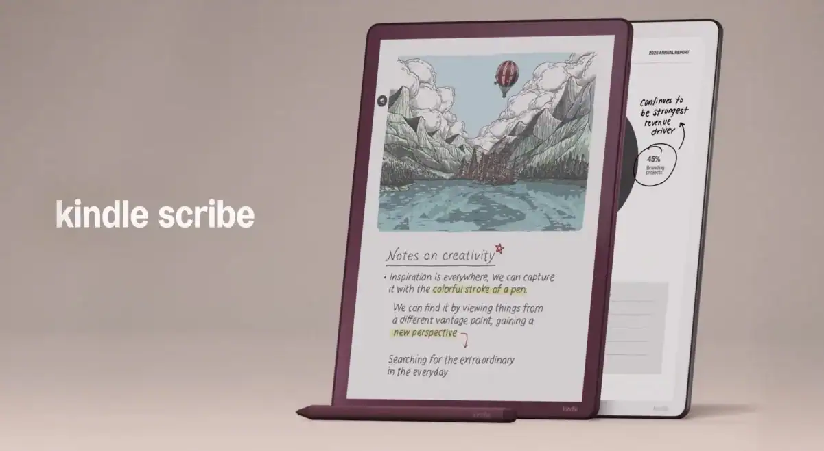 Amazon 推出新一代 Kindle Scribe 引進彩色螢幕款式 - 流動日報