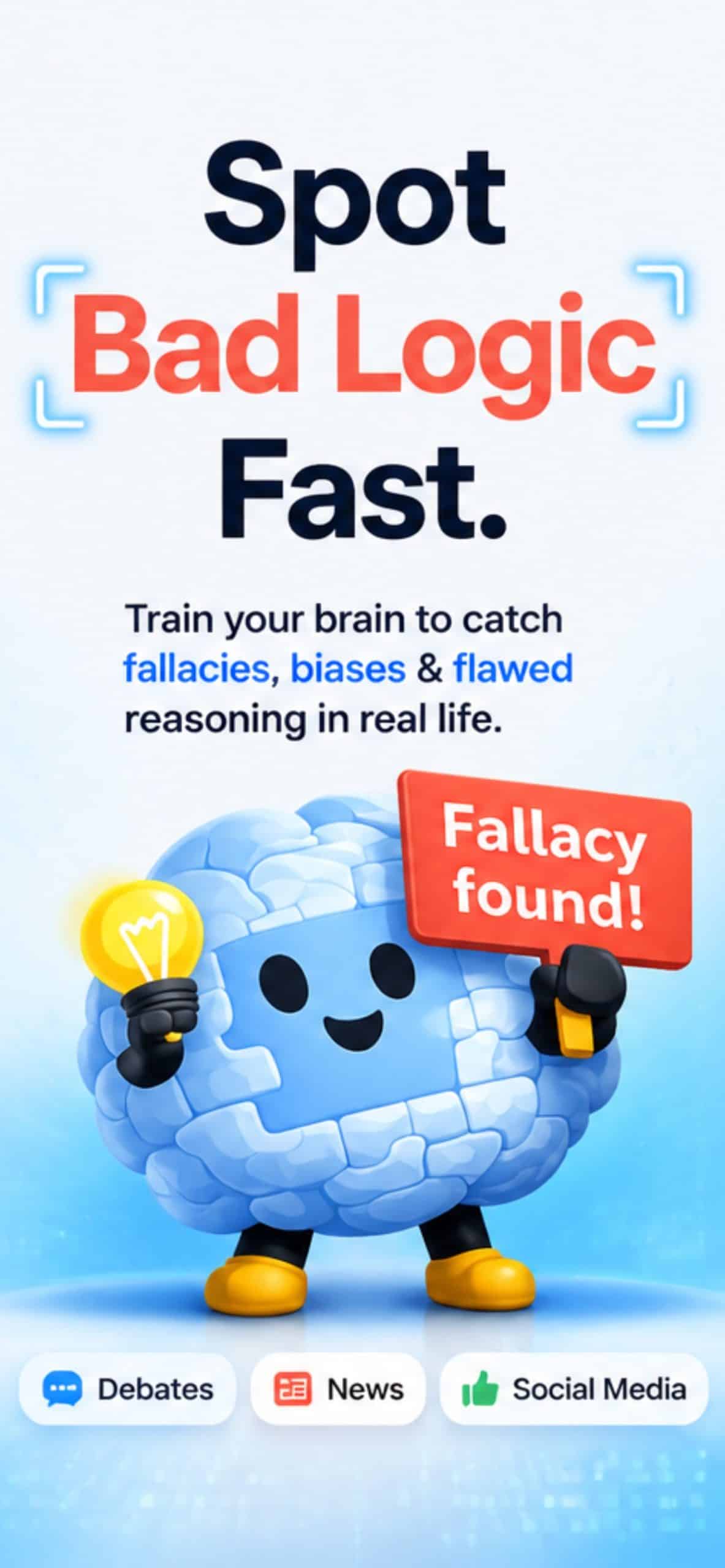 訓練邏輯思維破解謬誤 原價 US $39.99《Fallacy》終生版限時免費 - 流動日報