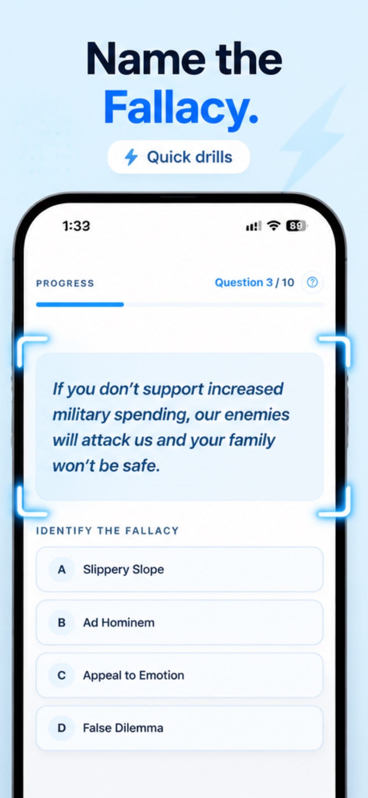 訓練邏輯思維破解謬誤 原價 US $39.99《Fallacy》終生版限時免費 - 流動日報